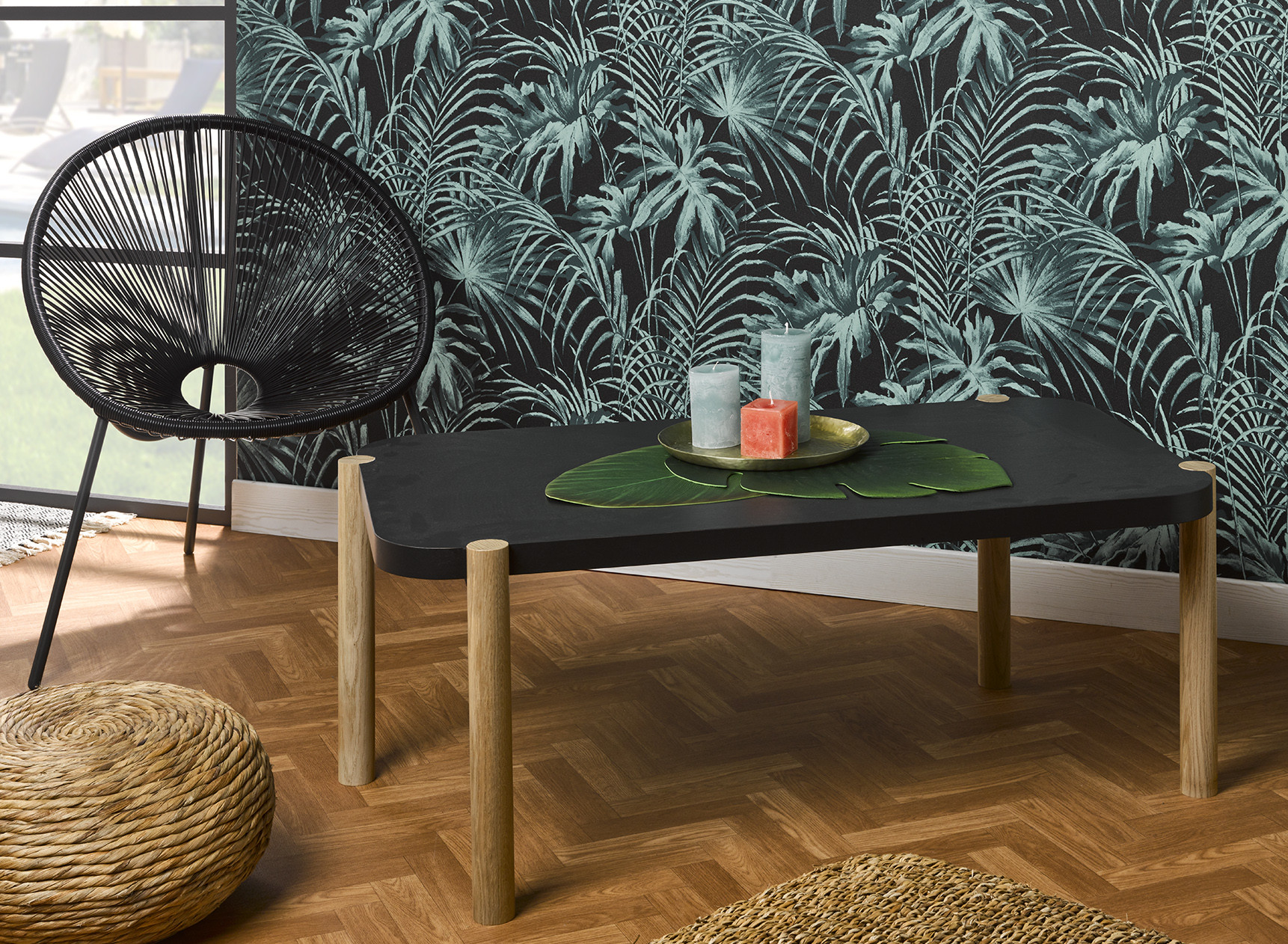 LOKI oak coffee table: eco-friendly, designer and French-made