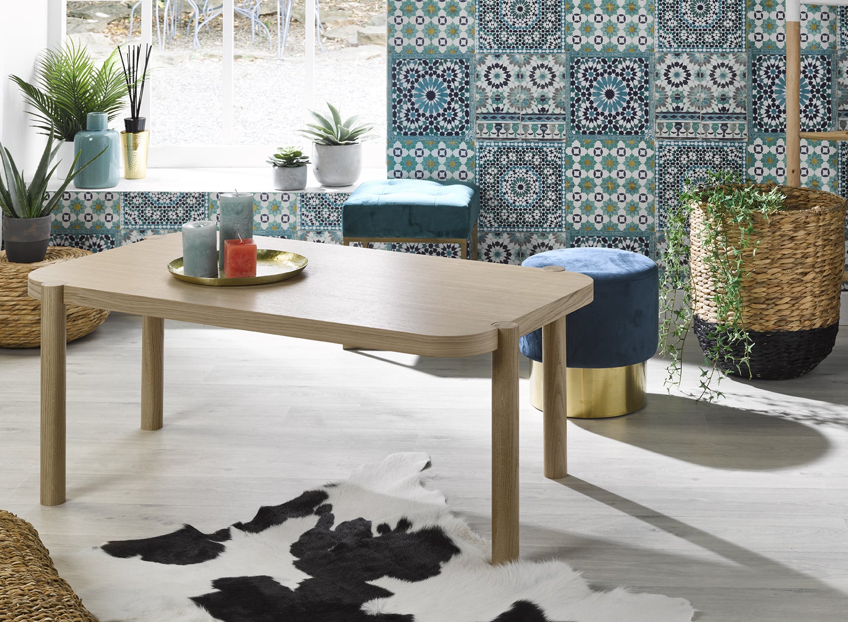 LOKI oak coffee table: eco-friendly, designer and French-made