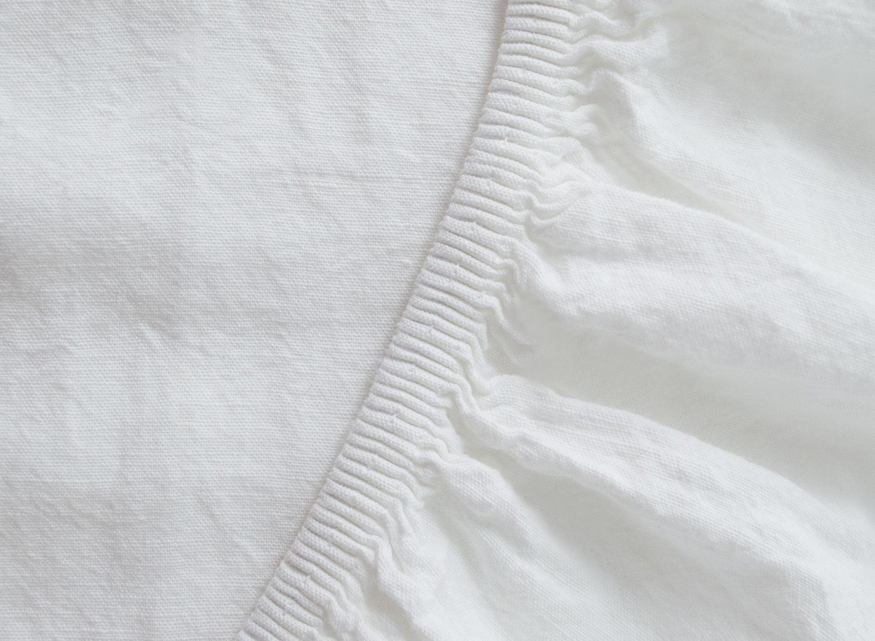 Drap housse en Lin et Coton Bio pour lits 140x200cm TANA