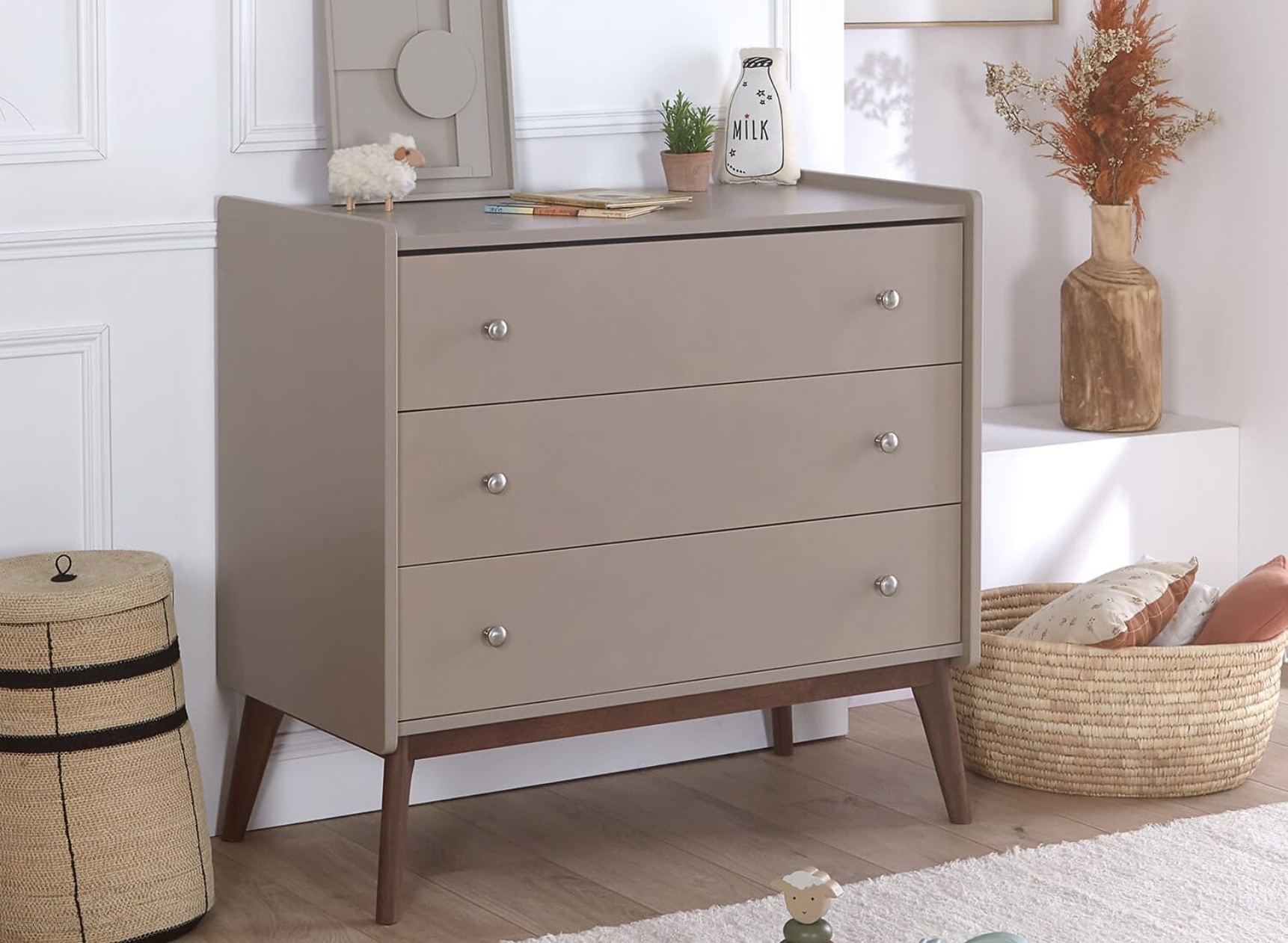 Commode 3 tiroirs NINO : une commode en bois écoresponsable