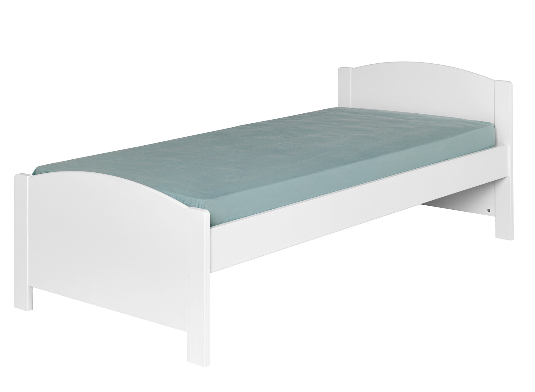 Lit enfant 90x200 JANGO blanc en pin massif écologique
