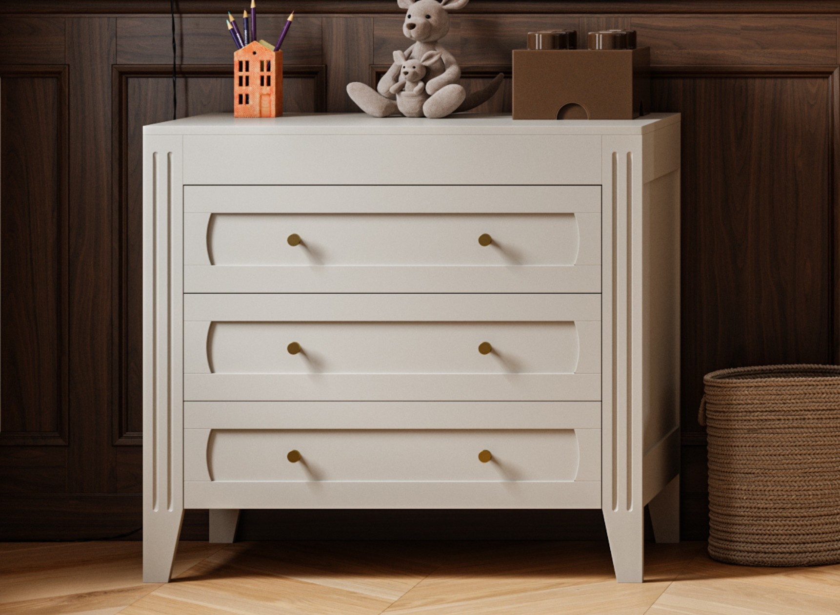 Commode 3 tiroirs VINTAGE : un modèle design au style unique