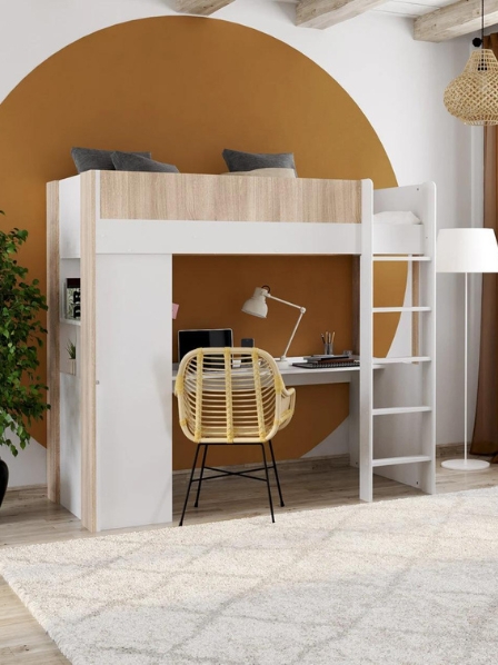 Lit en hauteur adulte - Gagnez de l'espace avec style